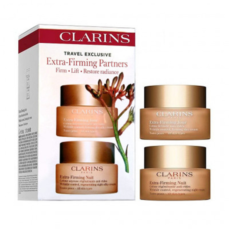 Clarins , Travel Exclusive Extra- Firming Partners : Visible firm + lift + restore Radiance 50 ...